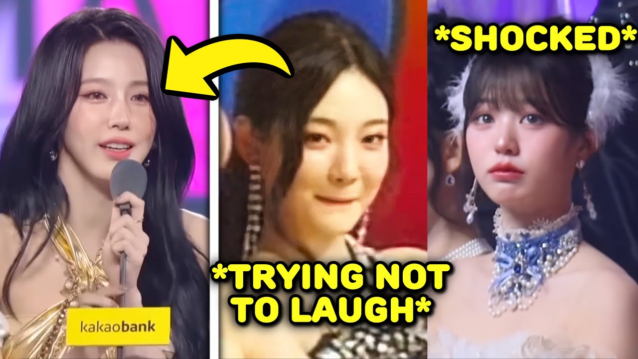 aespa and Wonyoung’s reaction to Miyeon ‘meaning’ during MMA speech ...