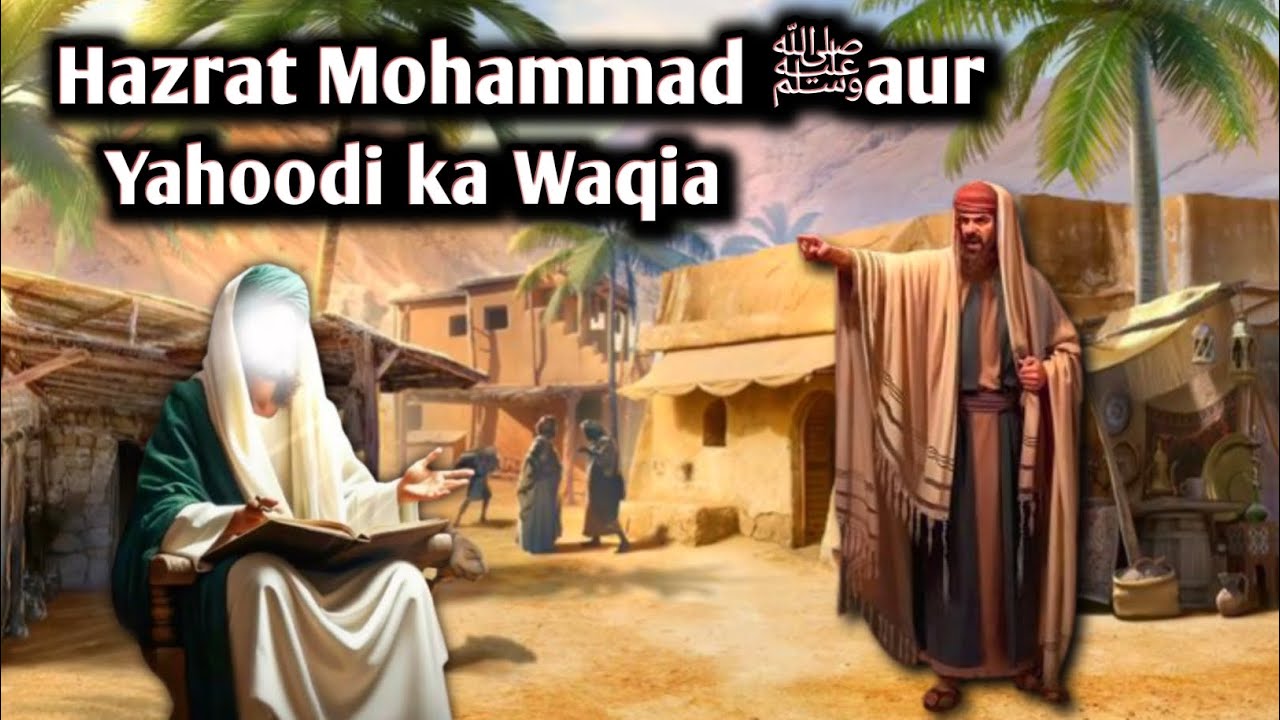 Hazrat Mohammad ﷺ aur Yahoodi ka Waqia | Islamic stories | MK-voice - YouTube