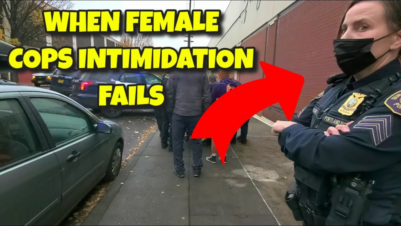 Female Police Sergeant Intimidation Fail - YouTube