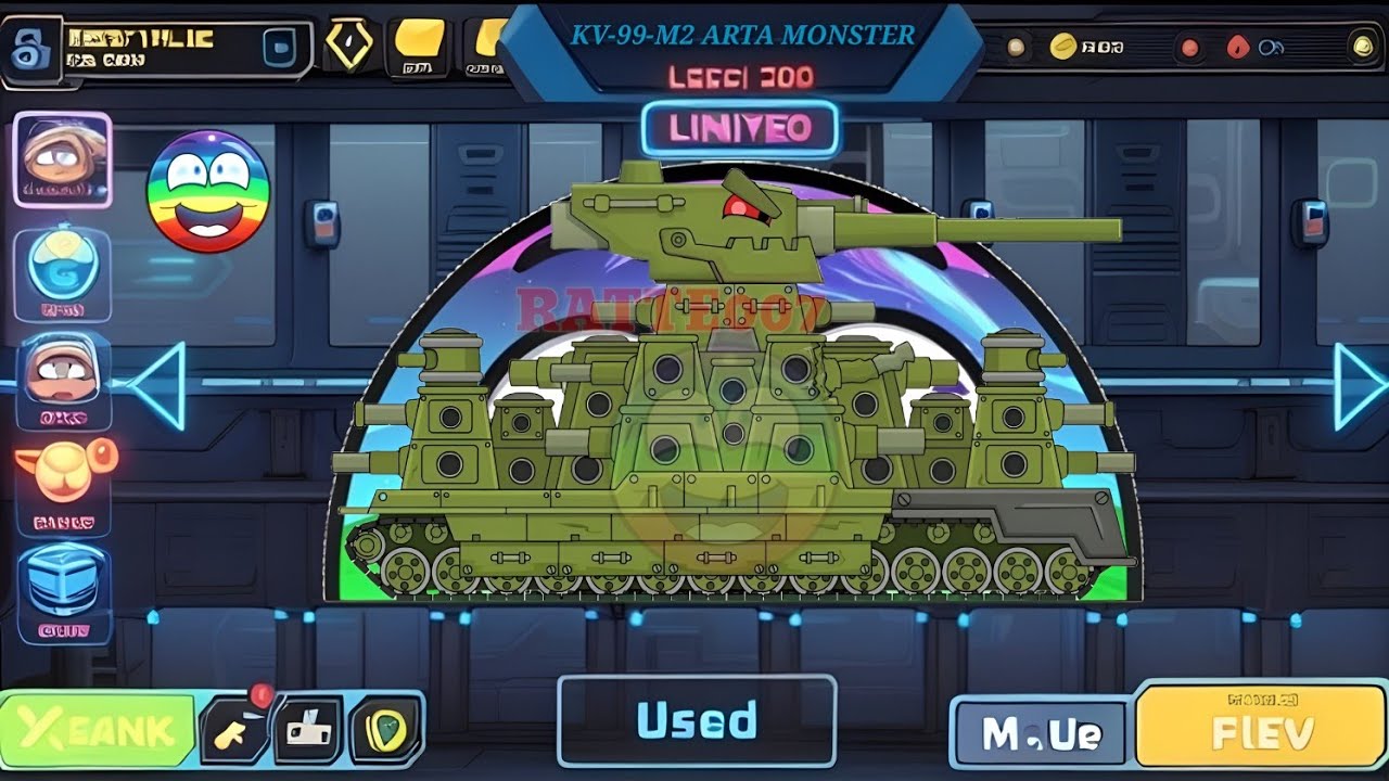 Tank Combat War Battle New Tank KV-99-M57 ARTA MONSTER HIBRID Coming ...