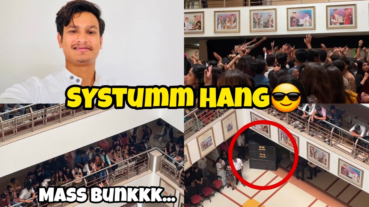 Systumm hang juniors ke freshers party me 😱|| explore with anurag # ...