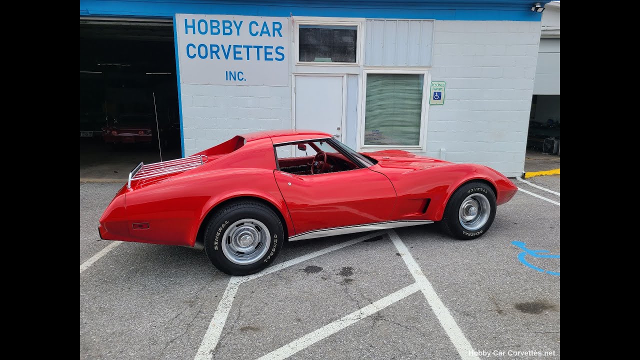1977 Red Red Corvette For Sale - YouTube