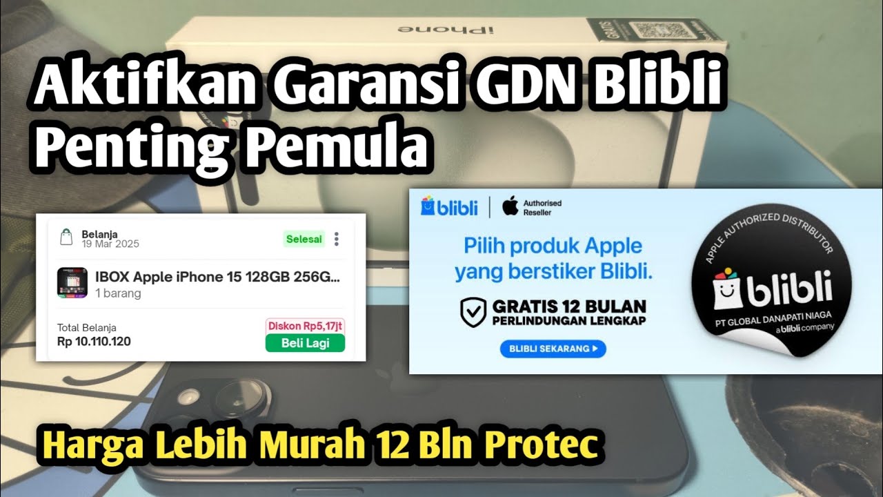 Cara Scan Aktifkan Klaim Garansi Iphone Blibli | Beli Iphone 15 Garansi ...