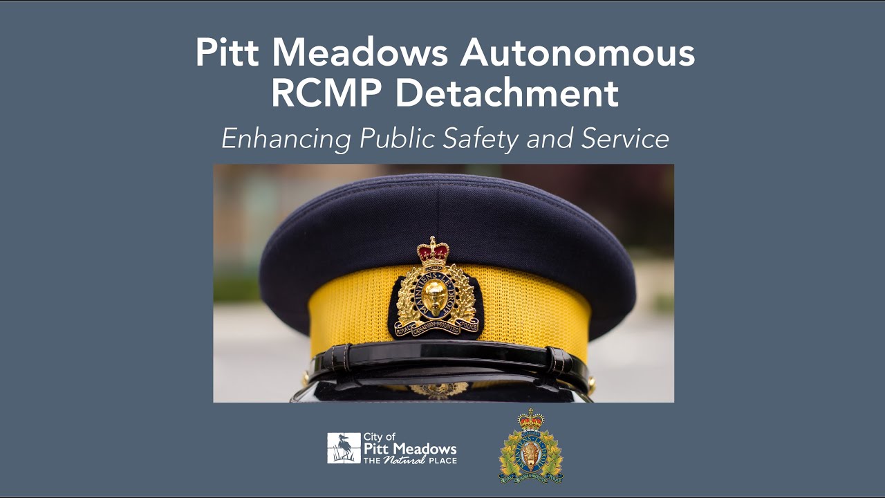Pitt Meadows Autonomous RCMP Detachment Announcement - YouTube