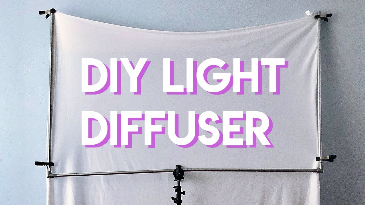 How to build a Scrim / Diffuser frame / Silk frame - YouTube