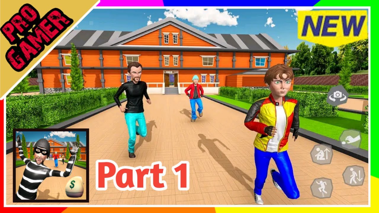 Scary robber house pranks 3d gameplay level 1-3 | Prank game | Pro ...