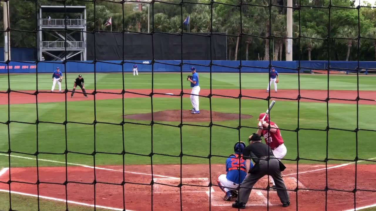 Tyler Dyson (3-25-2018) vs Univ. of Arkansas (Gainesville, FL). - YouTube