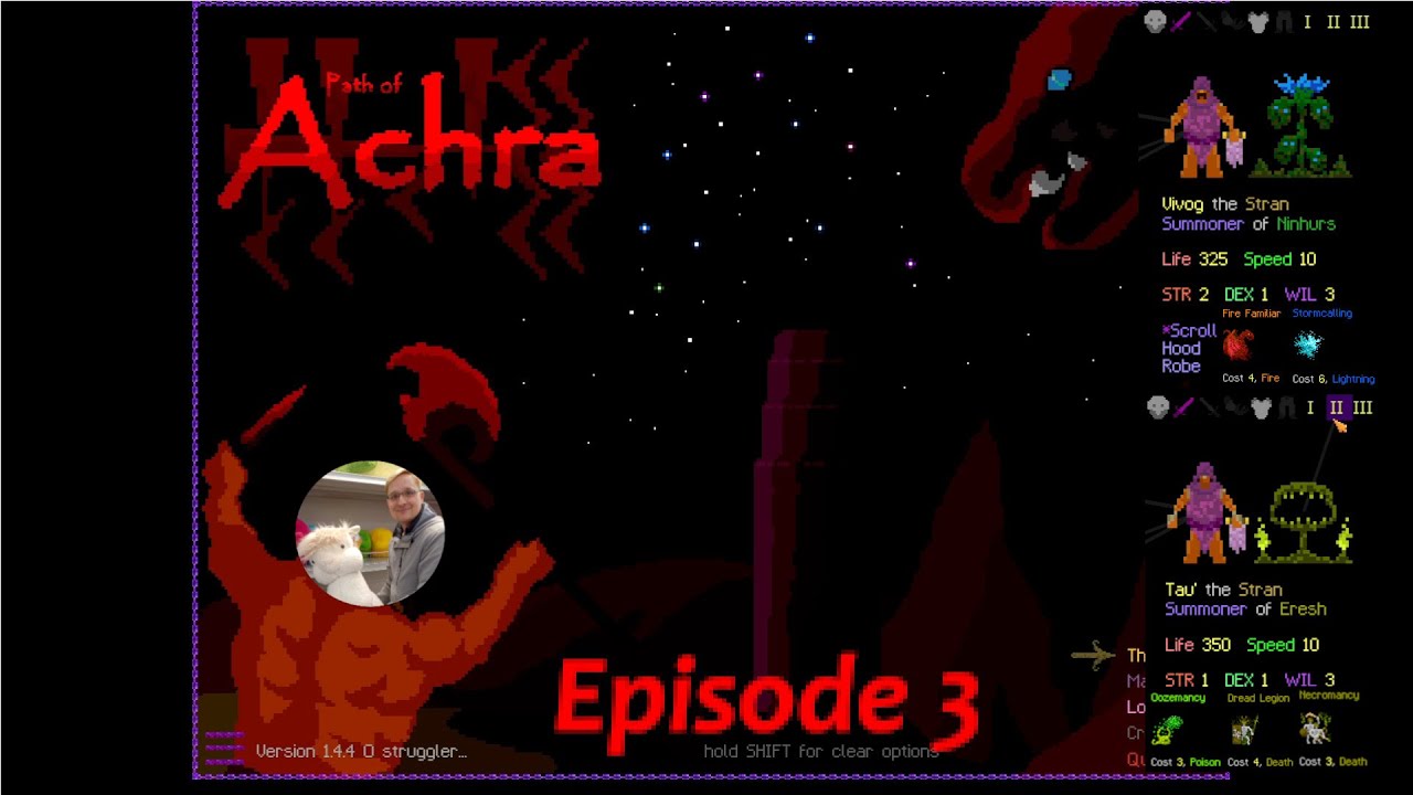 Going for a summoner build | Path of Achra | Cicle 2 Try 1 | Episode 3 ...