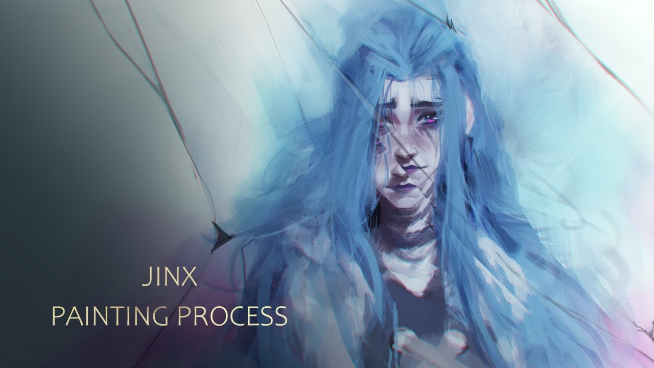 Jinx - Painting Process - YouTube