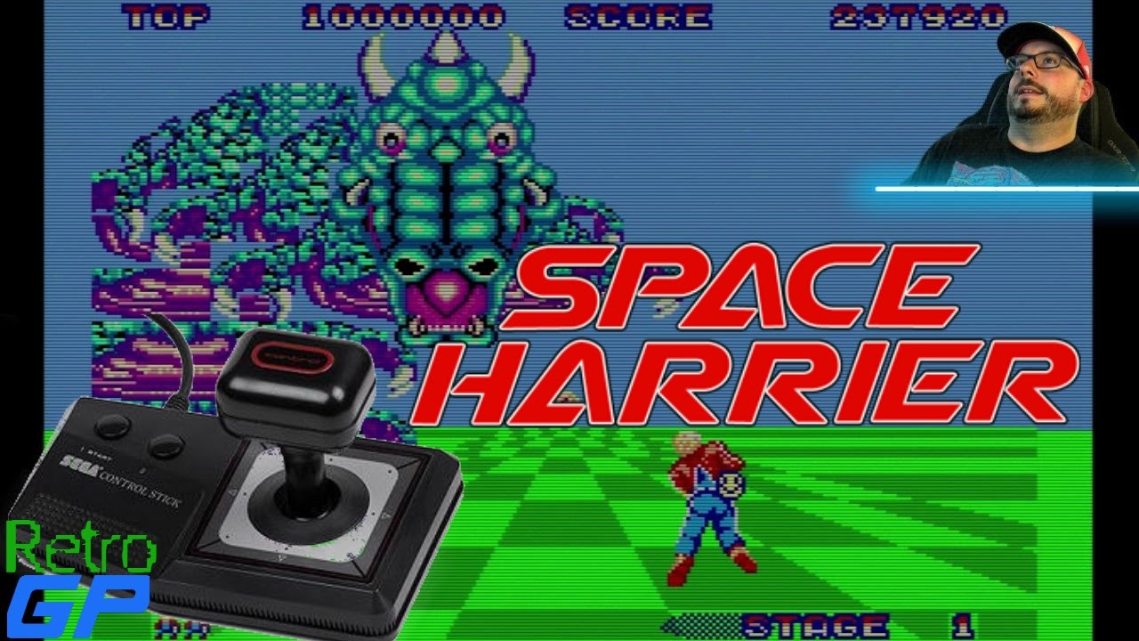 SPACE HARRIER on the SEGA Master System in RGB with Scanlines !!! Retro ...