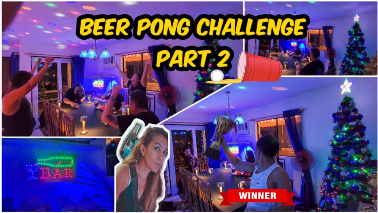 Who win the Beer Pong Challenge part 2 / #beerpong #philippines - YouTube
