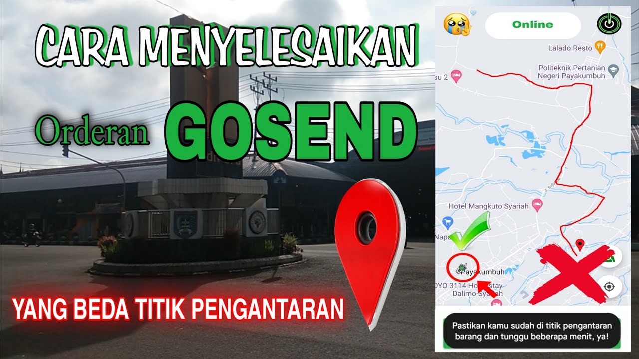 CARA SELESAIKAN ORDERAN GOSEND YANG BEDA DARI TITIK PENGANTARAN ‼️ # ...
