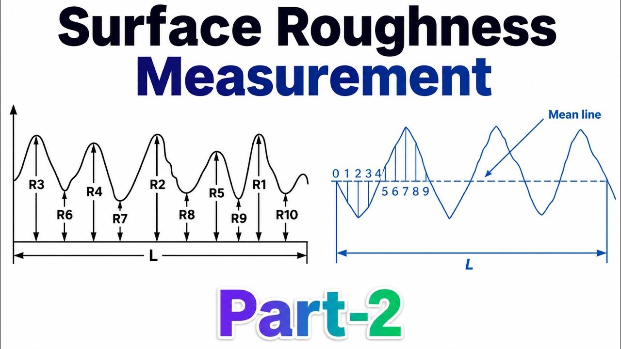 Surface Roughness Evaluation Explained | part-2 | Ra, Rz, RMS Method ...