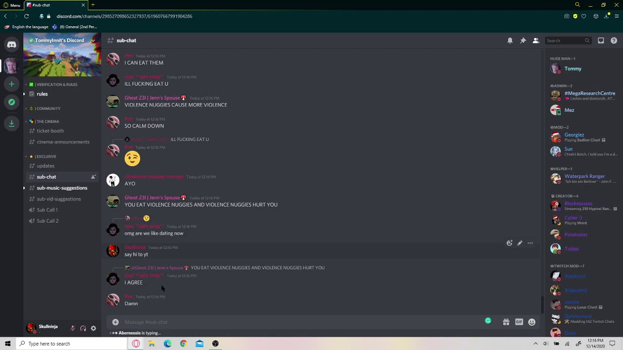 Tommyinit's Subchat - YouTube