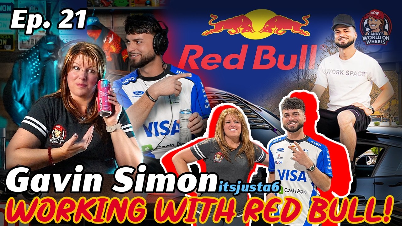 @itsjusta6official (Gavin) From YouTube Cars to Red Bull Rep! | Candy's ...