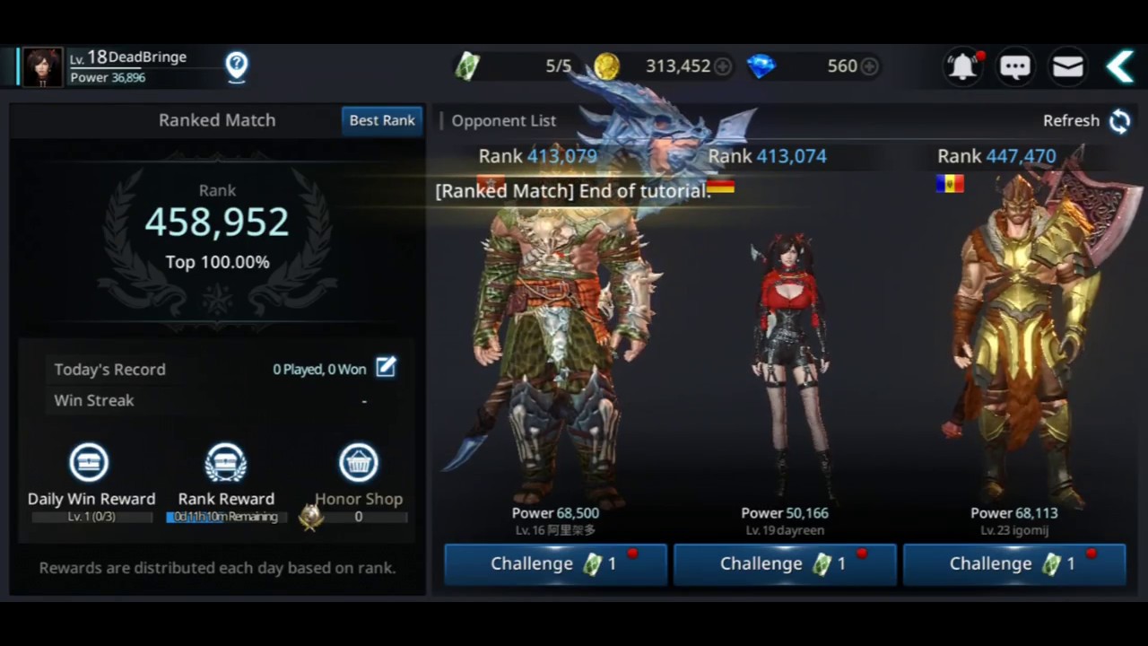 Darkness Rises android gameplay - First pvp Ranked match - YouTube