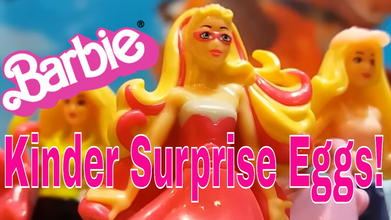 Barbie Kinder Surprise Egg - Barbie toys - Look what's inside! - YouTube
