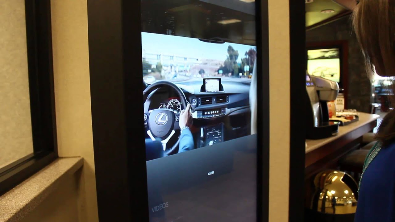 Lexus Dealership Interactive Kiosk - YouTube