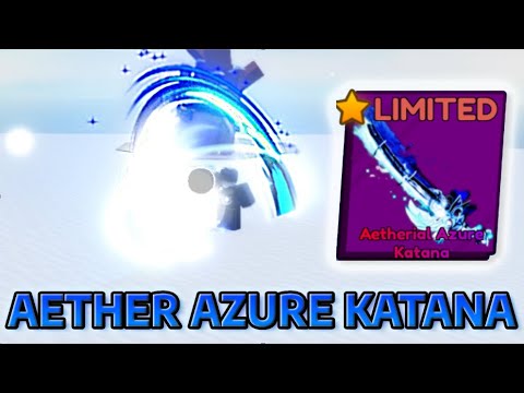 Aetherial Azure Katana Review (Roblox Blade Ball) - YouTube