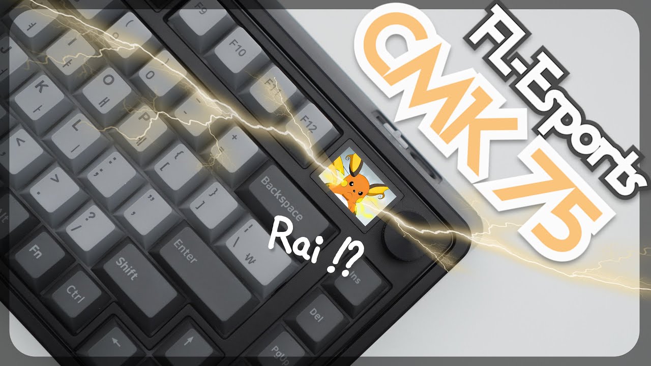 미친 가성비의 키보드! FL-ESPORTS CMK 75 리뷰, 귀여운 LCD디스플레이 커스텀 ⚡ [4K] - YouTube