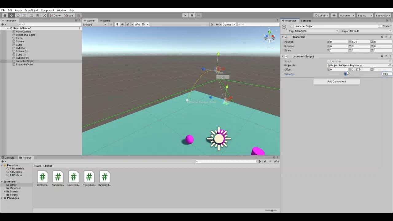 Unity custom editor - Rigidbody trajectory line - YouTube