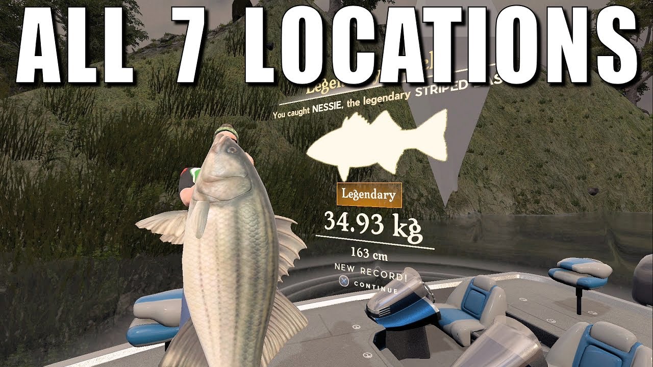 Rapala Fishing - Locations Of All 7 Legendary Fish (Catching All 7 ...