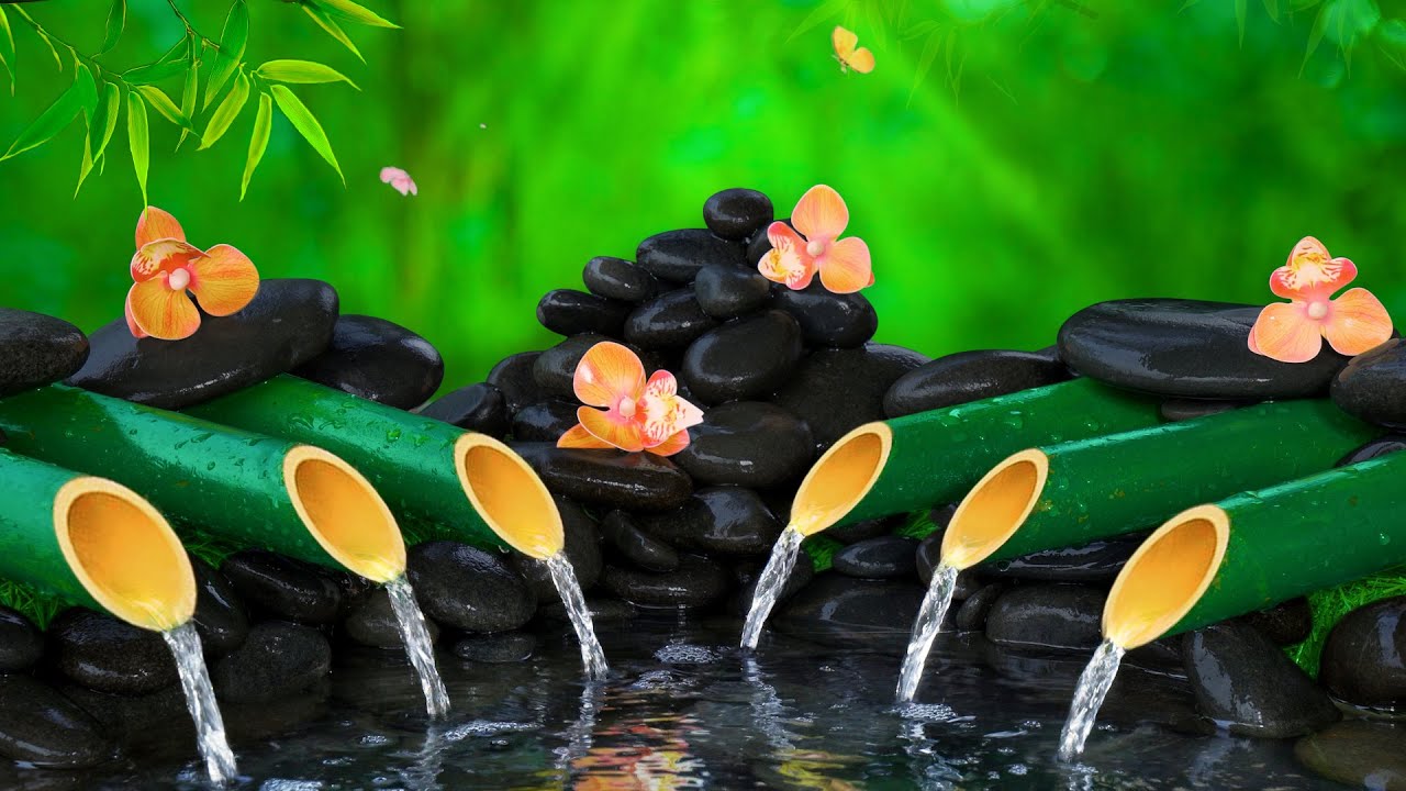 Relaxing Music with Piano and Water Sounds - Stress Relief, Deep Sleep ...