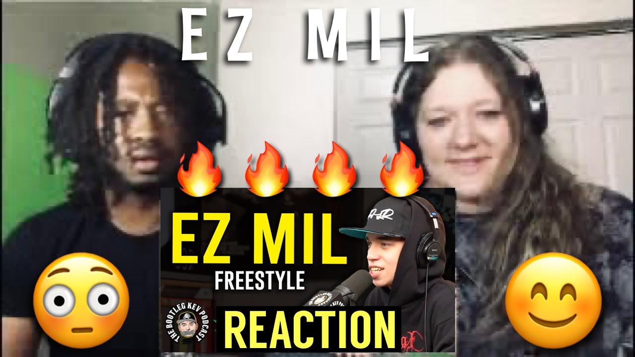 Ez Mil - Freestyle on The Bootleg Kev Podcast | Reaction - YouTube