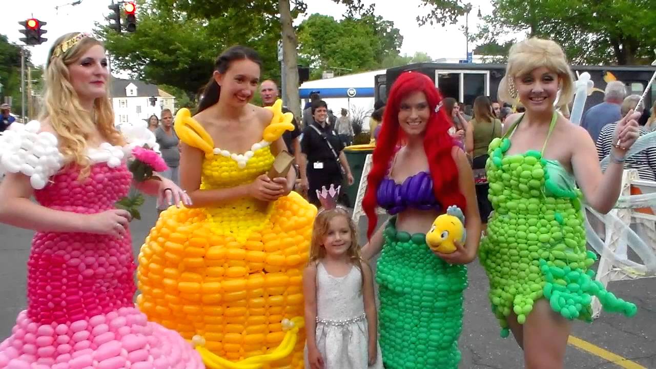 Princess Balloon Dresses - YouTube