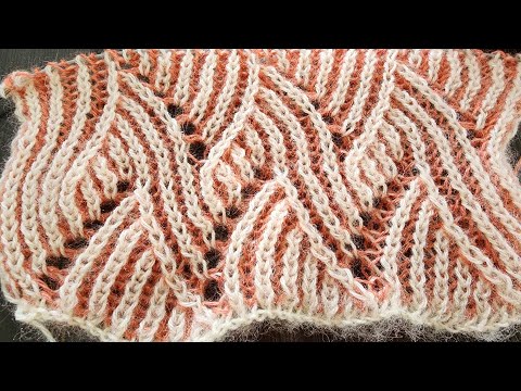 ✅ süpriz selanik örgü ajurlu. örgü şal modelleri🌹🧿 2 color brioche knitting