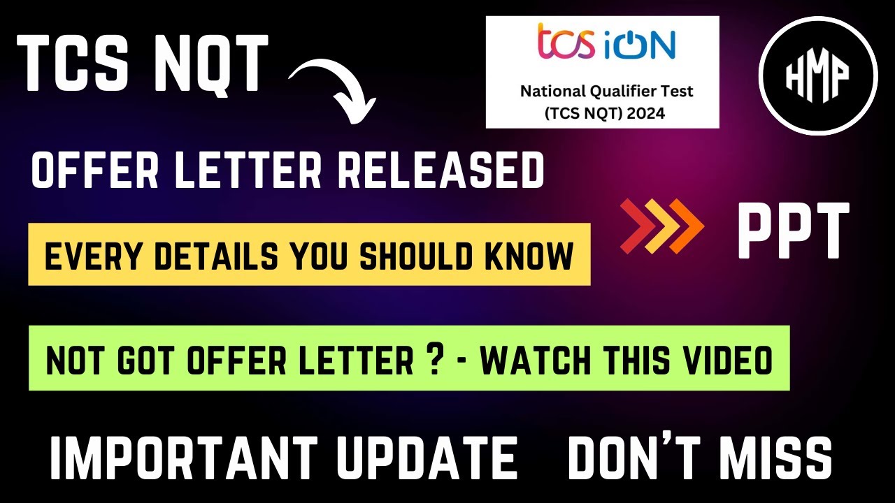 TCS Offer Letter Released | TCS offer letter acceptance | How to Accept ...