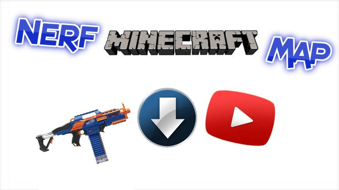 Minecraft Nerf Map: MissionNerf Battle Arena AD - YouTube