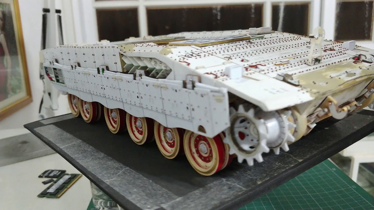 Merkava Mk. IV. Paper model. - YouTube