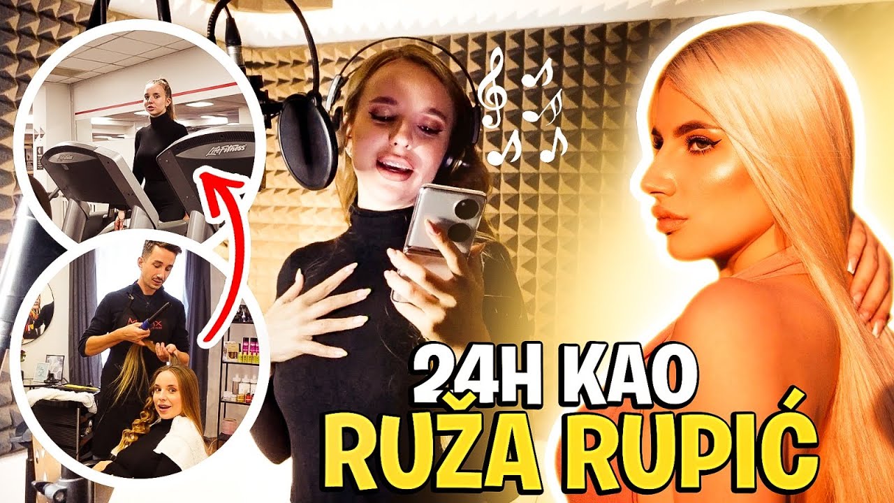 24H ZIVIM KAO RUZA RUPIC - YouTube