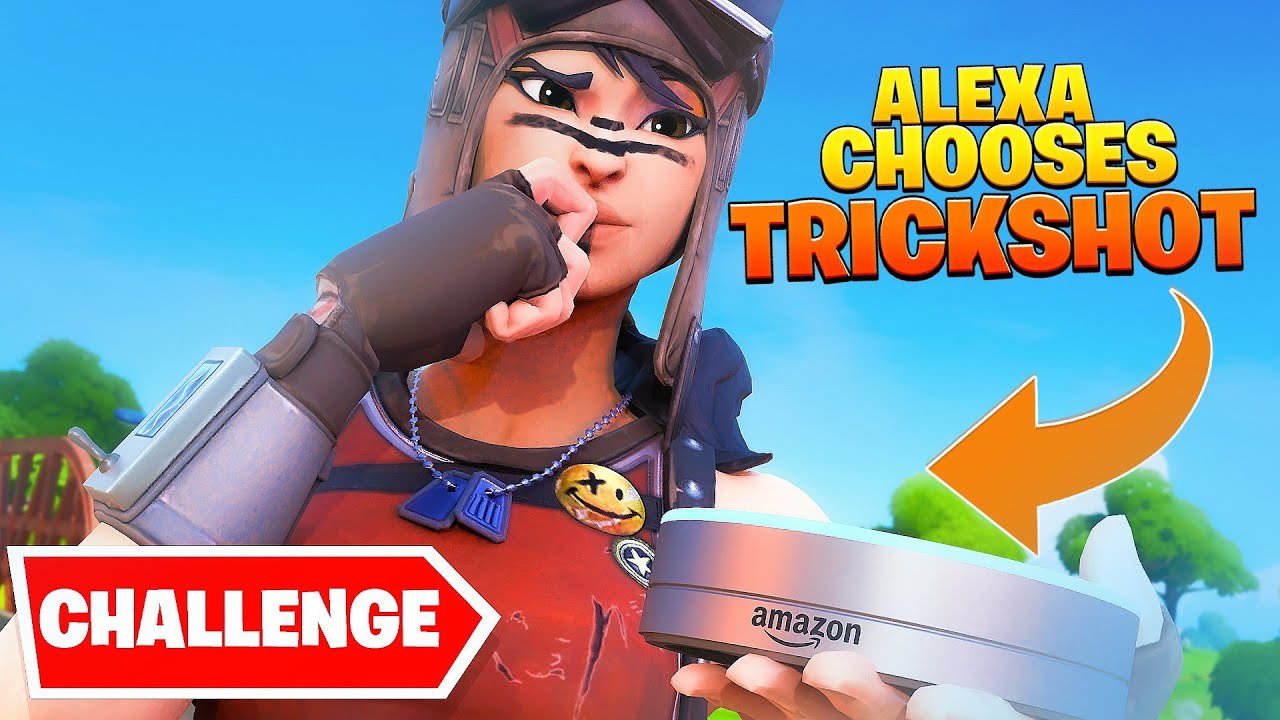 AMAZON ALEXA helps me HIT a TRICKSHOT in Fortnite... (Road To A ...