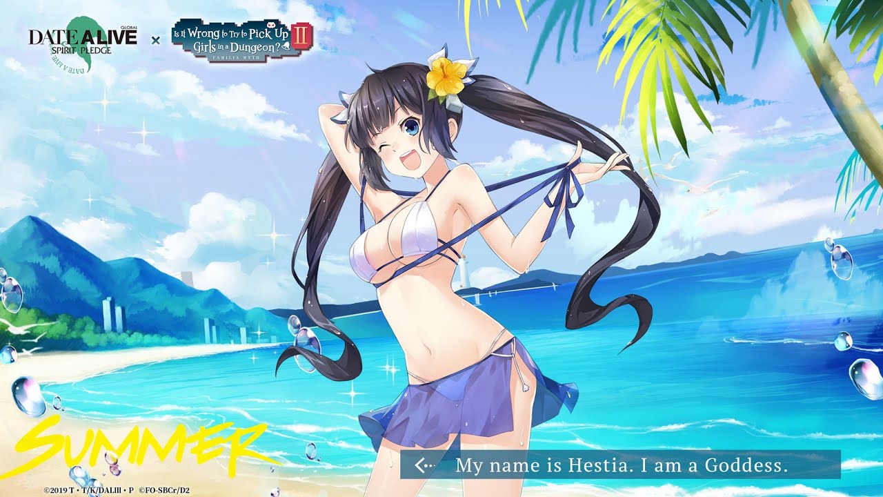 [Date A Live: Spirit Pledge] Hestia - Goddess' Nap Live 2D Wallpaper (Ultrawide) - YouTube