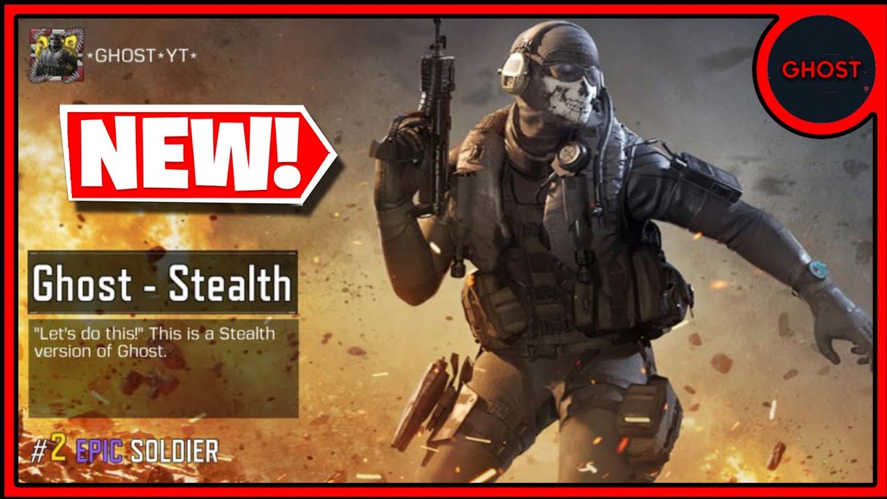 Ghost Get a New Ghost-Stealth Skin in Call of Duty Mobile | Ghost plays ...