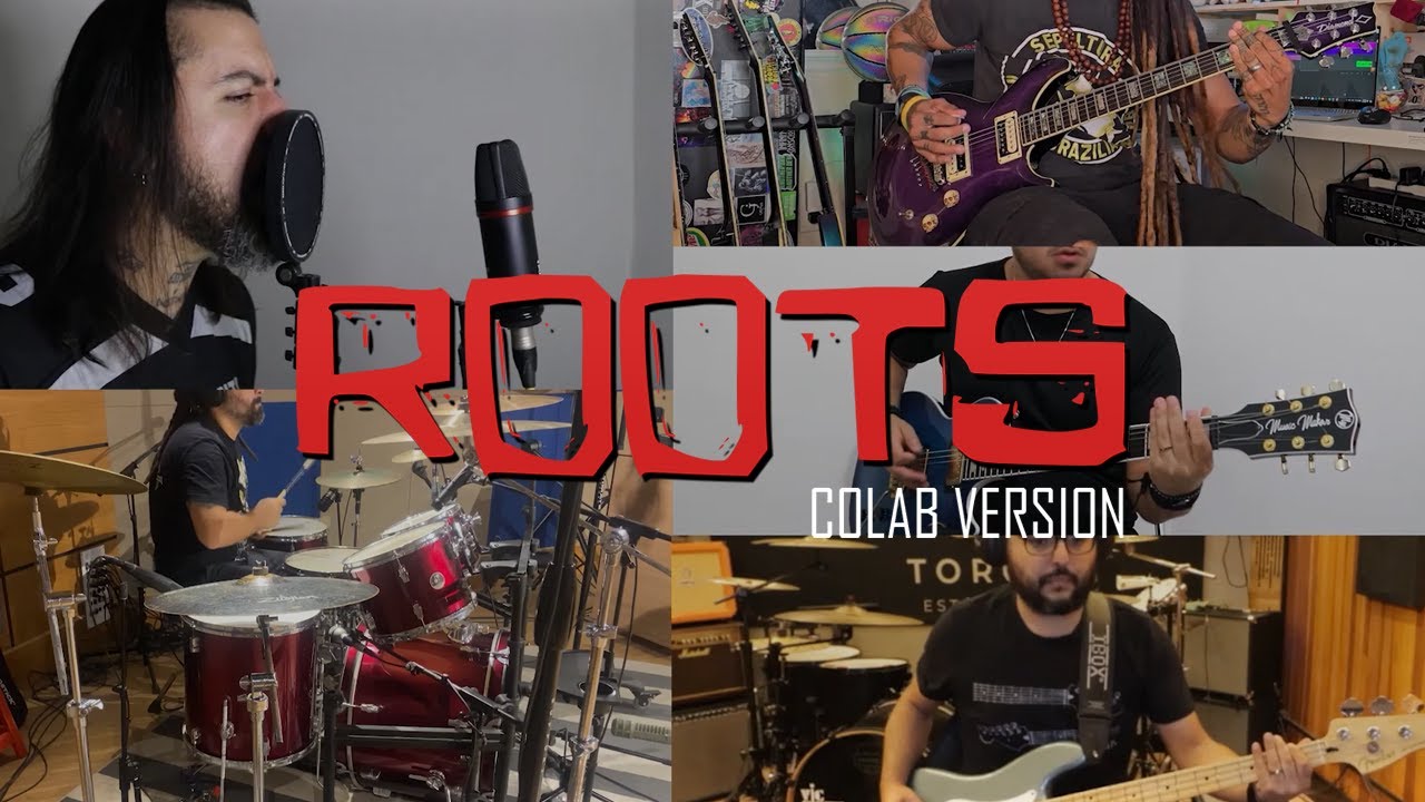Collab Sepultura - Roots Bloody Roots (Caio, Fama, Gustroyer, Fernando e David) - YouTube