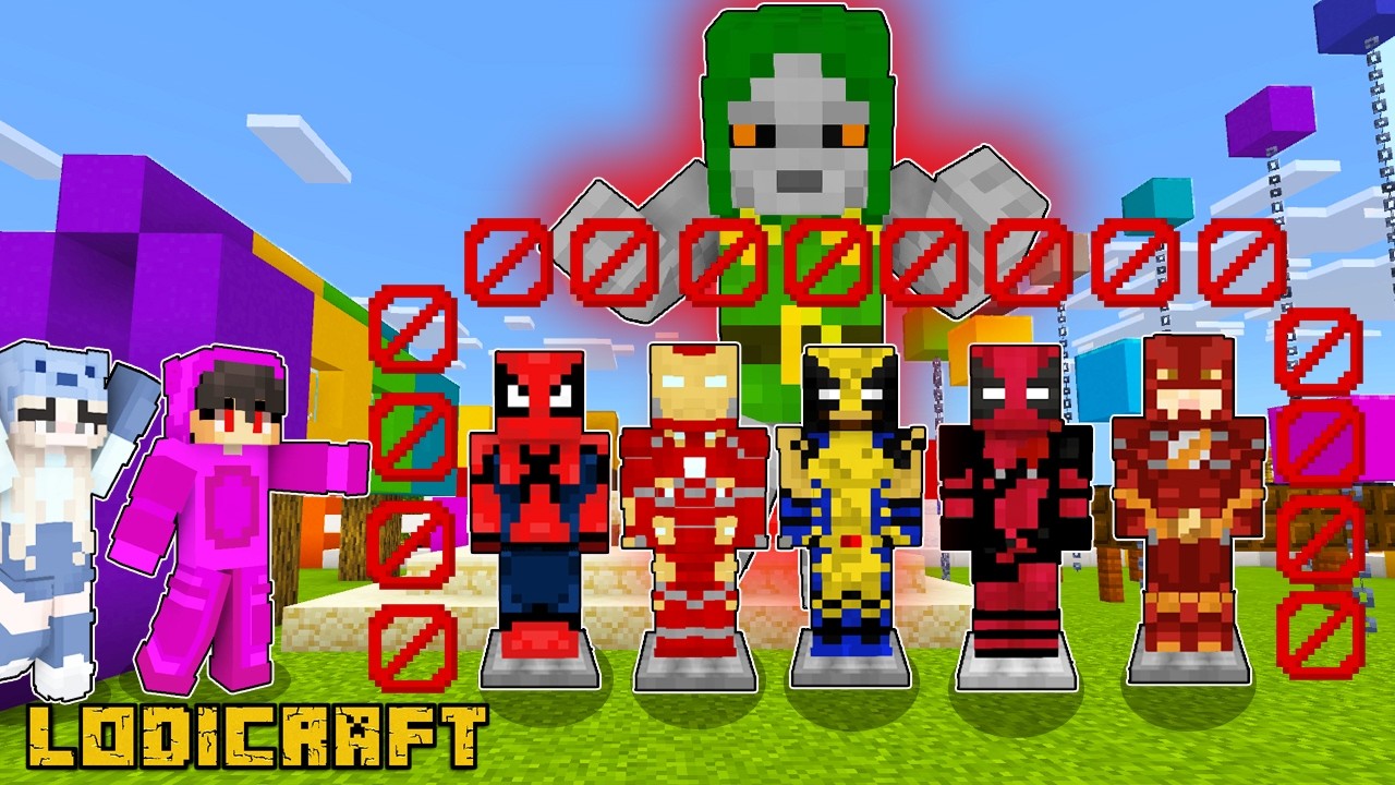 The SUPERHERO Secret Base in Minecraft! - YouTube