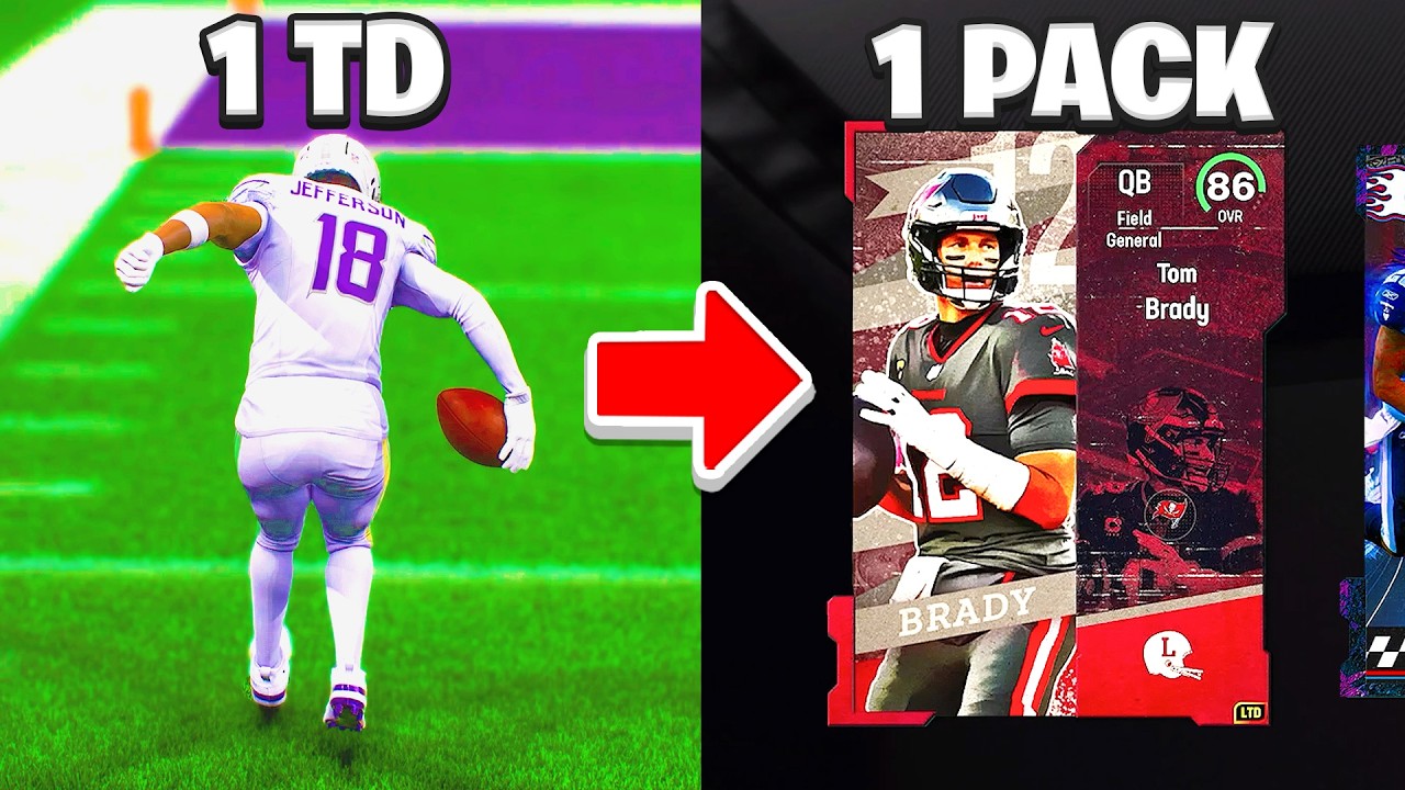 1 Touchdown = 1 Pack Opened - YouTube