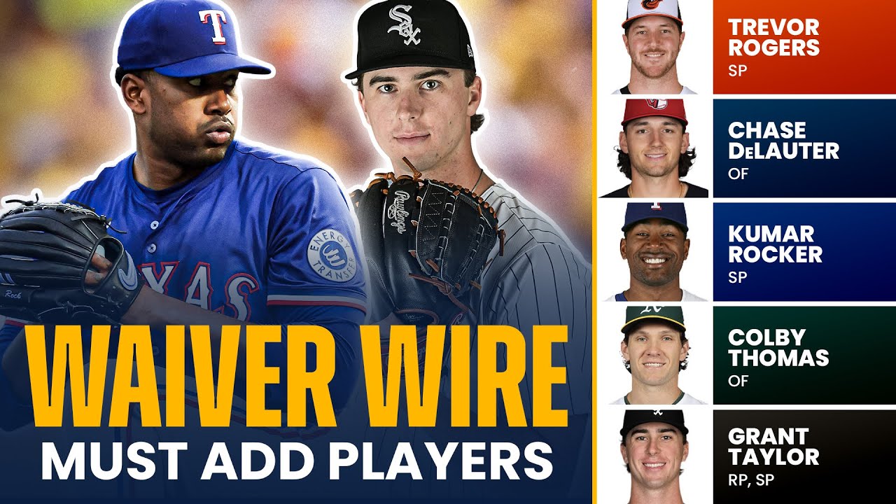 Fantasy Baseball Waiver Wire Pickups to Target | Must-Have Players to ...