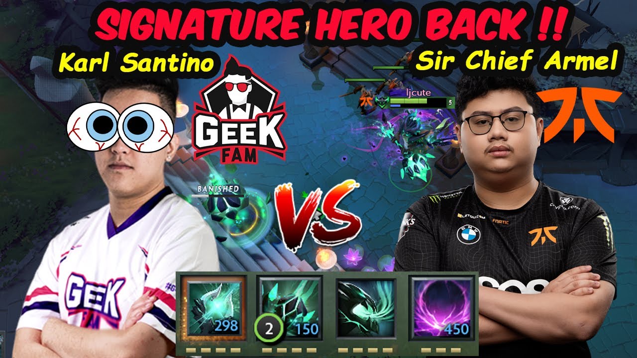 Armel vs Karl - Signature Hero Back !! Fnatic vs Geekfam MIDLANE BATTLE ...