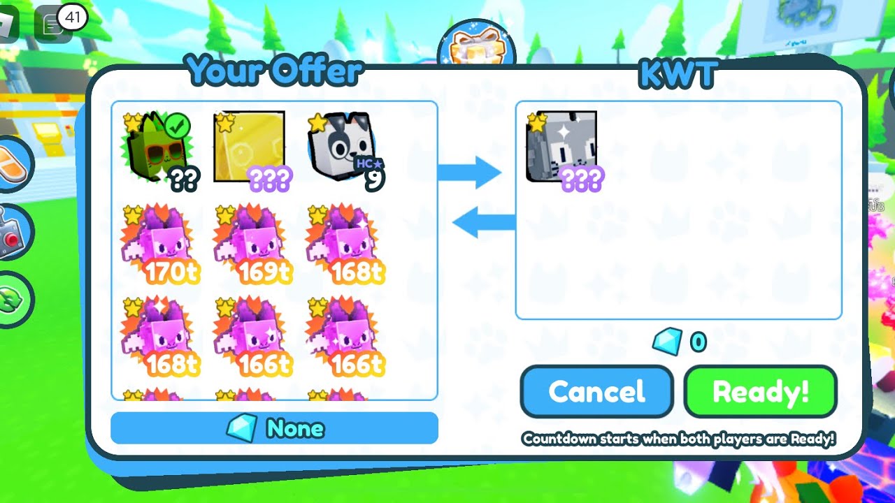 What do people trade for a rainbow party cat⁉️ - YouTube