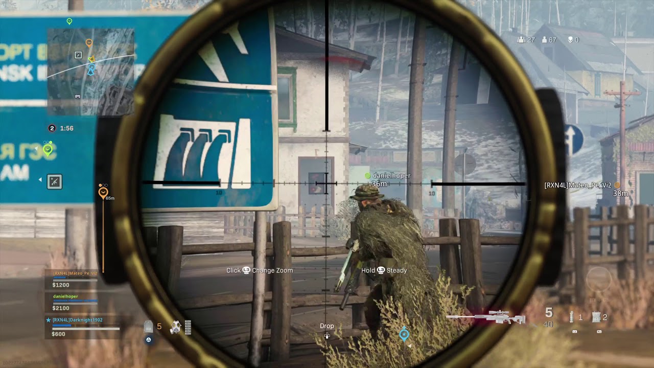 Collateral shot - COD Warzone - YouTube