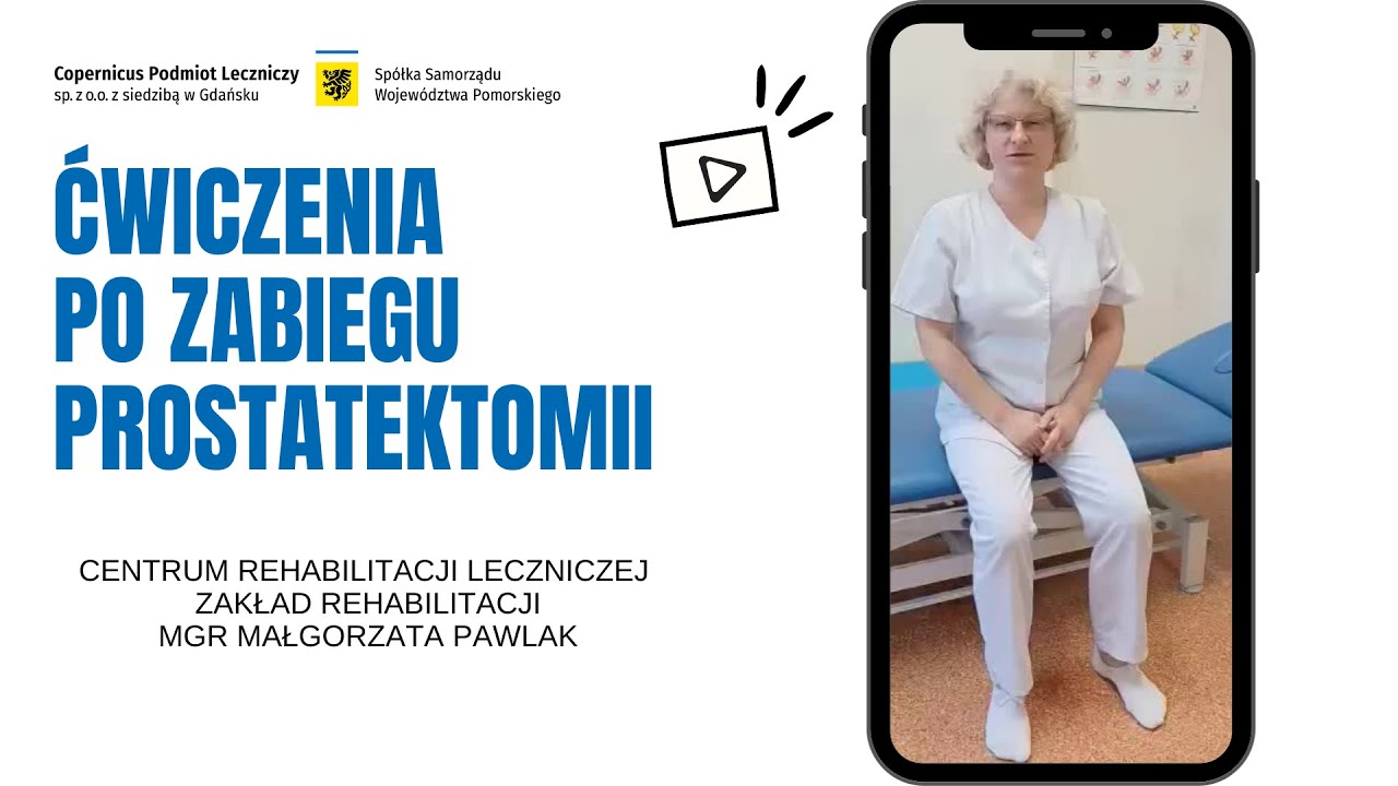Cwiczenia po zabiegu prostatektomii - YouTube
