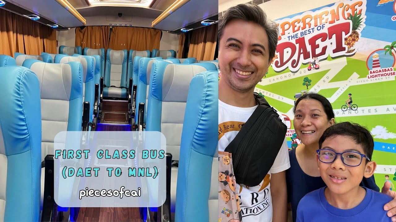 First class bus ride from Daet to Manila! - YouTube