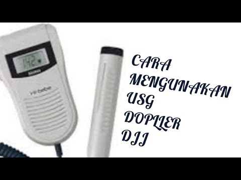 Bagaimana mengunakan usg doppler djj - YouTube