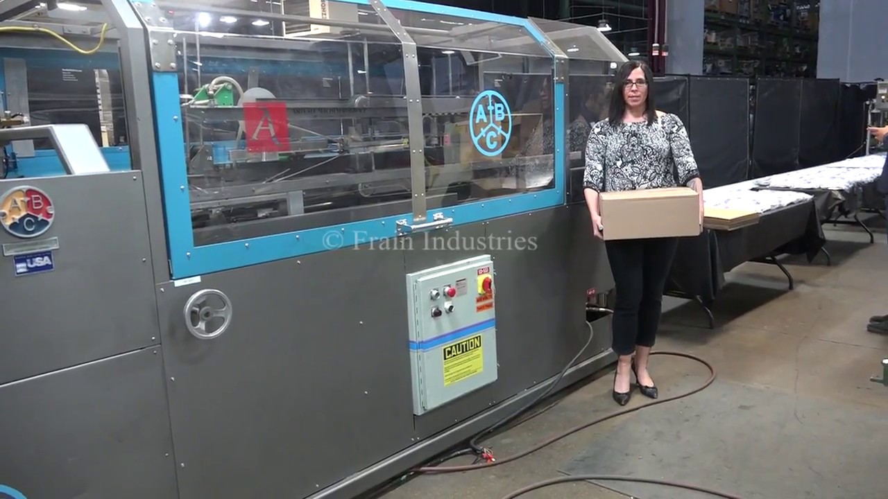 ABC Automatic Case Erector/Side Bottom Tape Sealer Demonstration - YouTube