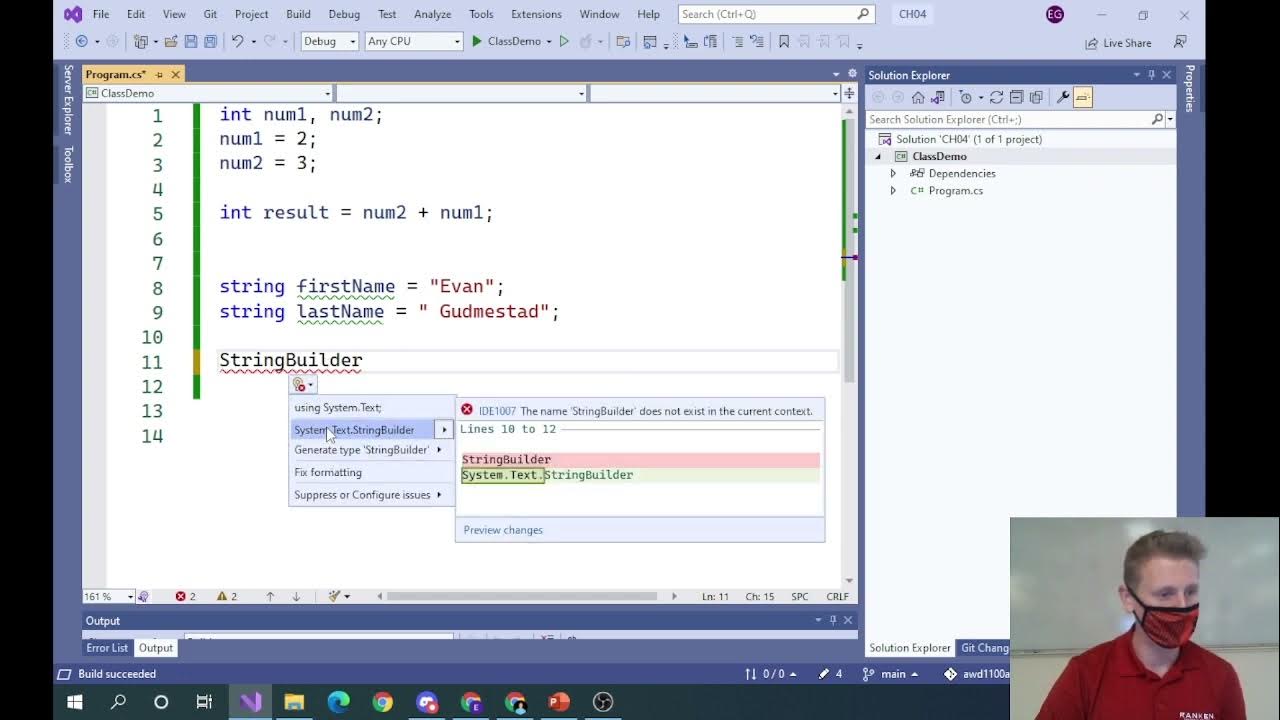 C# Tutorials - TryParse(), numeric formatting codes, variable scope and ...