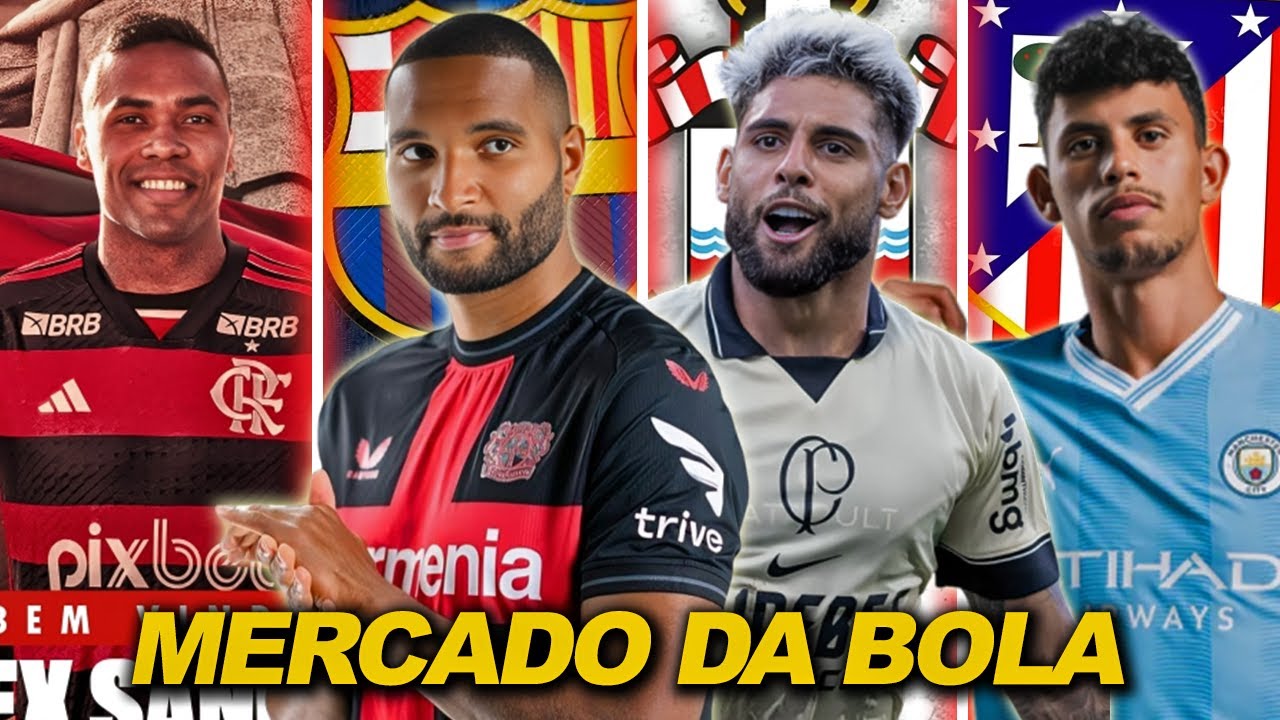 FLAMENGO ANUNCIA ALEX SANDRO | BARCELONA QUER JONATHAN TAH ...